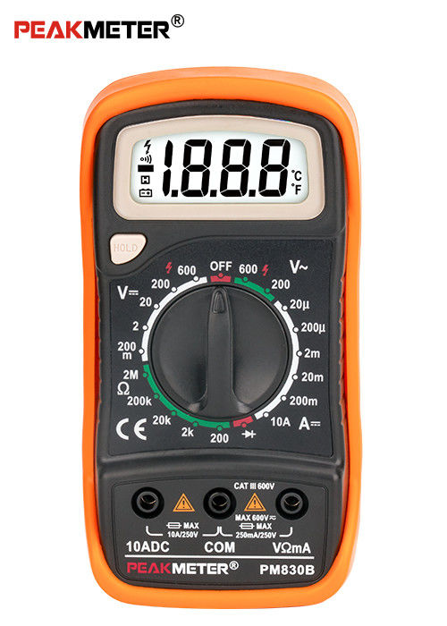 High Accuracy Digital Multi Tester , Capacitance Meter Professional ...