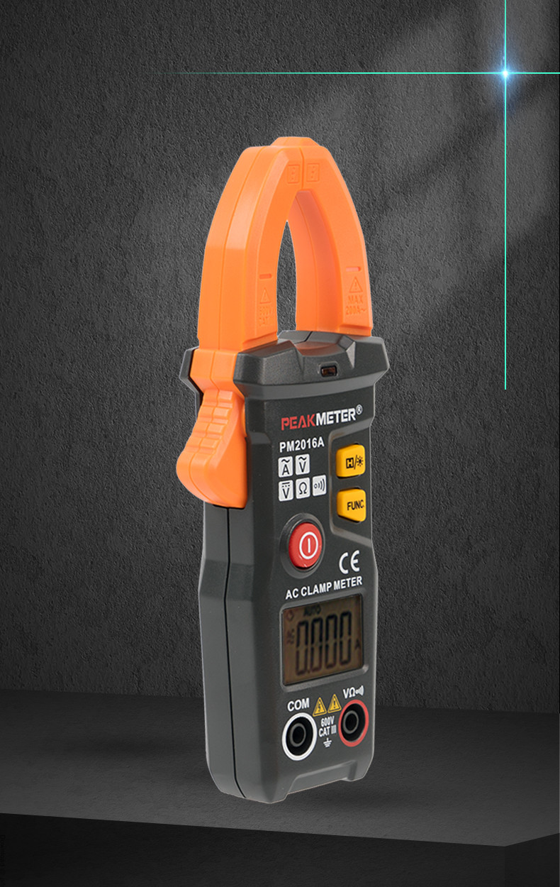 Smart Mini Digital AC Clamp Meter With Resistance , Frequency , NCV ...