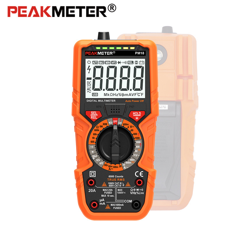Digital Low Voltage Multimeter , High Precision Electrical Multimeter ...