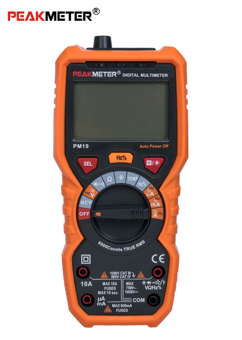 Hand - Held Digital Multimeter With Auto Range And True Virtual Value ...