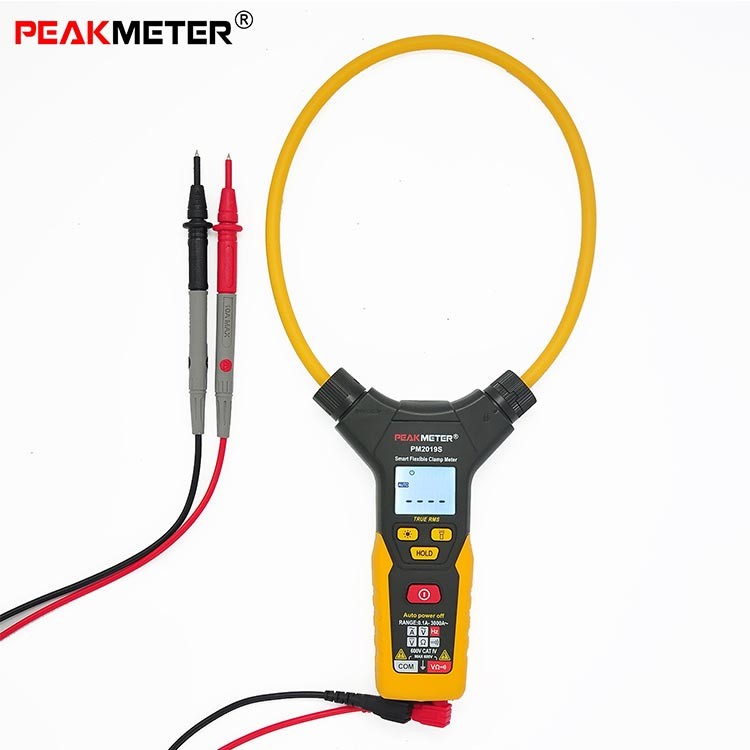 Flexible Mini Low Amp Clamp For Multimeter , Ac Dc Current Clamp Meter