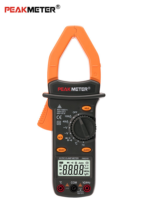 Auto Range Automotive Clamp Meter , 4000 Counts Digital Multimeter With ...