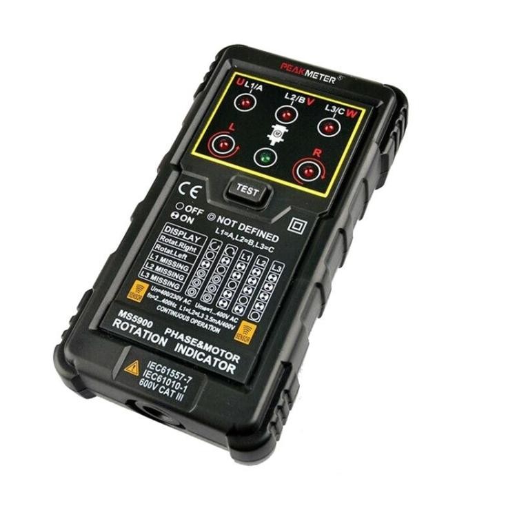 Electrical Motor Phase Rotation Tester System Frequency Range Tester ...