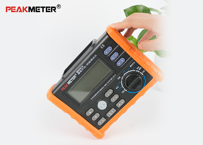100 Groups Digital RCD Tester Data Logging , GFCI Earth Loop Impedance ...
