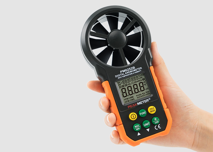 Portable Large-screen LCD display CMS /CMM/CFM Digital Anemometer
