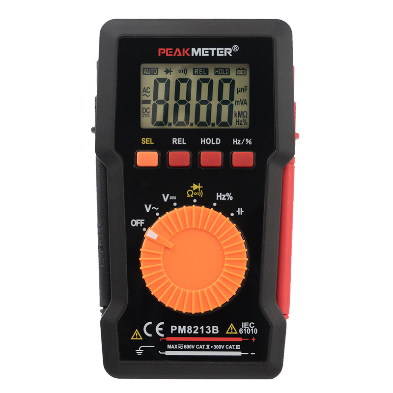 Portable Handheld Digital Multimeter Auto Range 4000 Counts Lower Power ...