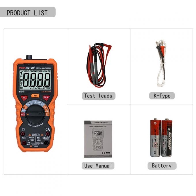 Hand - Held Digital Multimeter With Auto Range And True Virtual Value ...