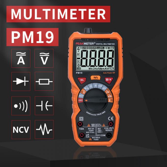 Hand - Held Digital Multimeter With Auto Range And True Virtual Value ...