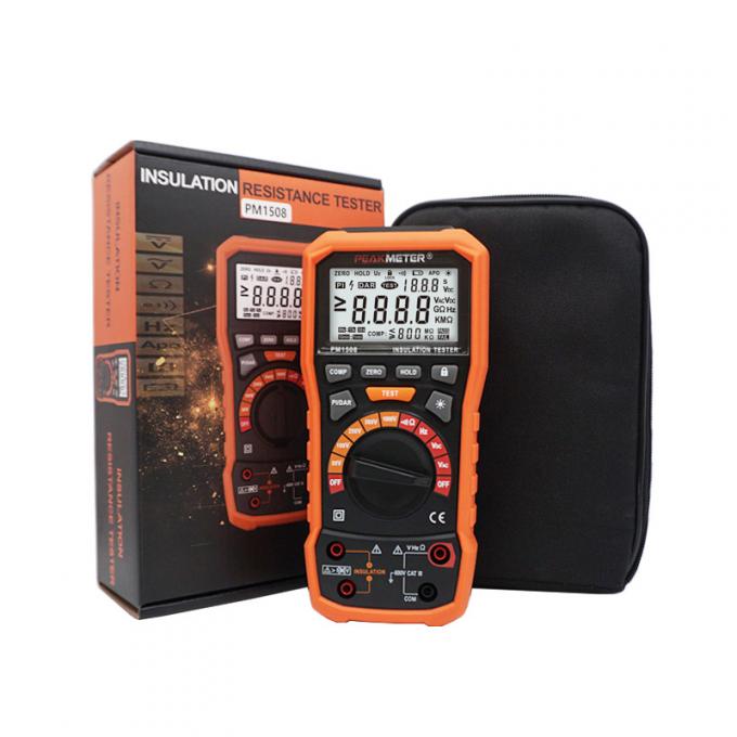 PM1508 100MOhm insulation test 600V 1KHz Handheld Insulation Resistance ...