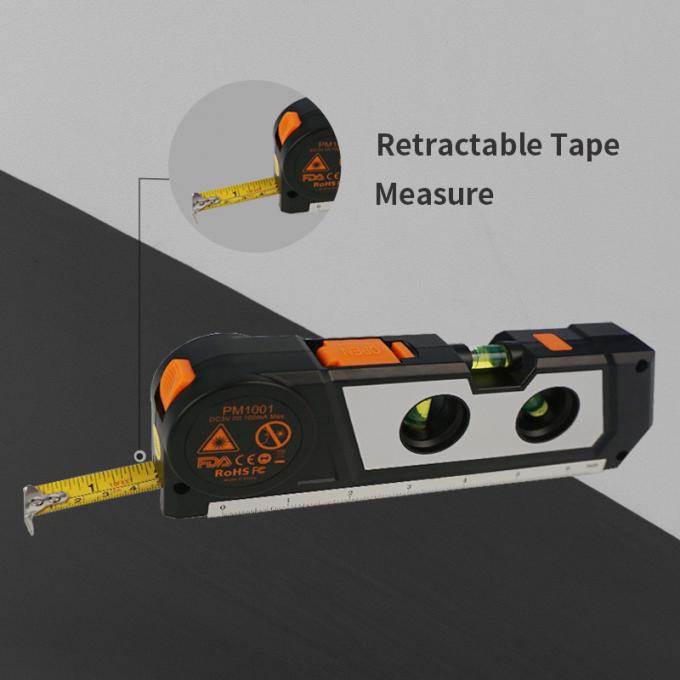 4 In 1 Laser Level Meter Multipurpose Cross Line Laser Horizontal ...