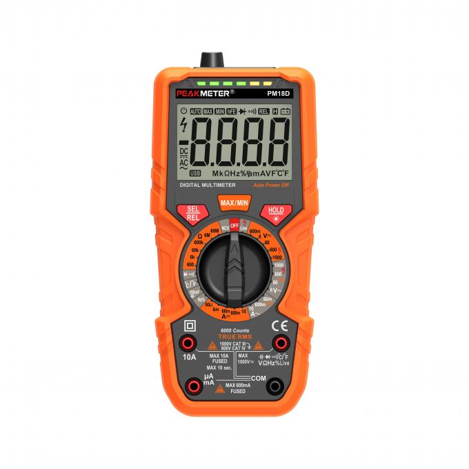 Professional Electric Digital Multimeter Temperature Measurement Meter ...