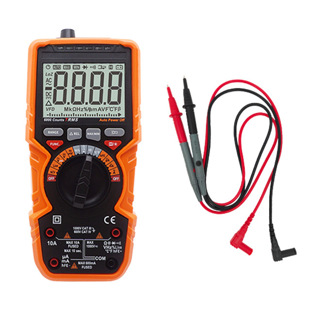 Manual And Auto Range Digital Meter 1000V Voltmeter AC DC Digital ...