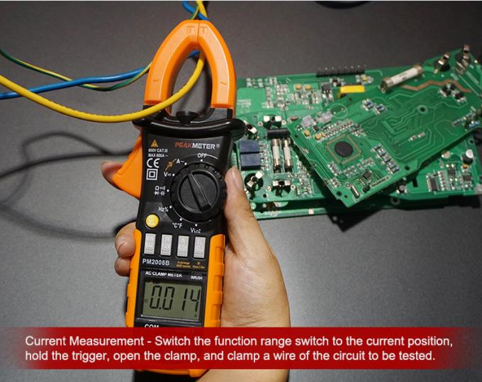 AC/DC Digital 6000counts Clamp Meter With Ammeter Diode Test Ohmmeter ...