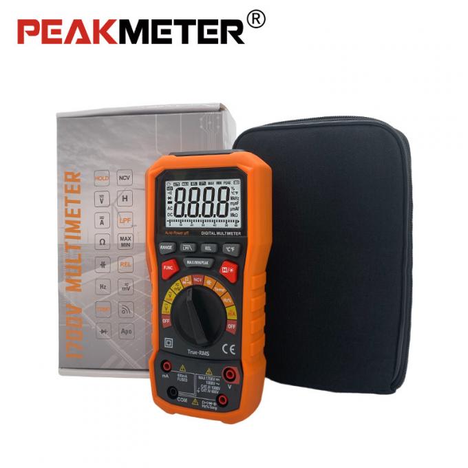 Auto Range Photovoltaic 1700V Digital Multimeter Relative Measurement ...