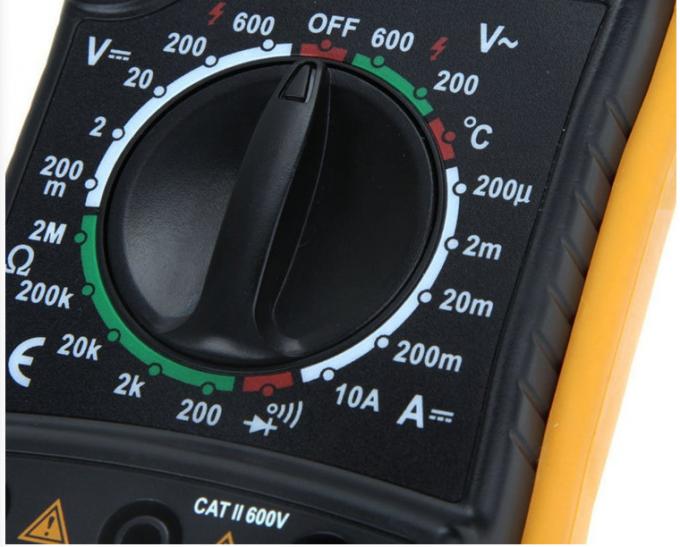 High Safety Digital Multimeter Manual , True Rms Multimeter Stable ...