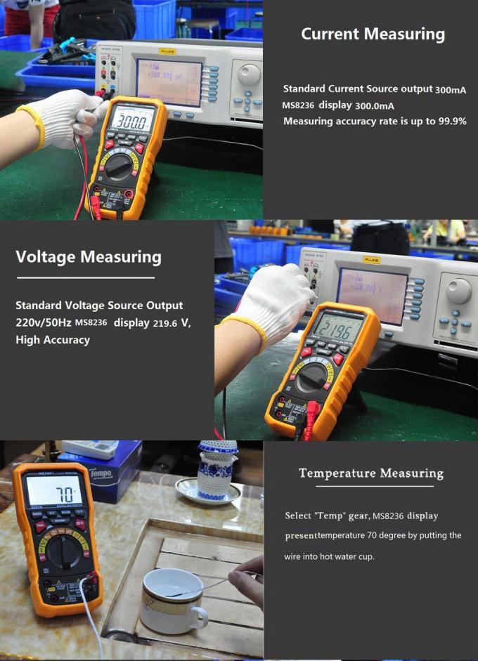 Professional Automatic Digital Multimeter With T - RMS And Bargraph Display